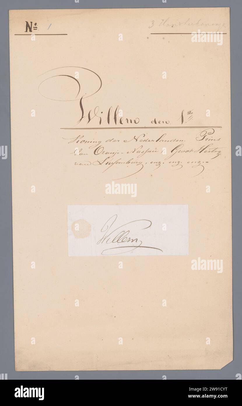 3 signatures hi-res stock photography and images - Alamy