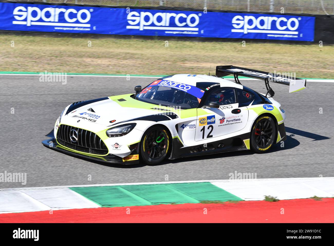 Scarperia, 29 September 2023: Mercedes Sls Amg of team Akm Motorsport drive by Marco Antonelli ...