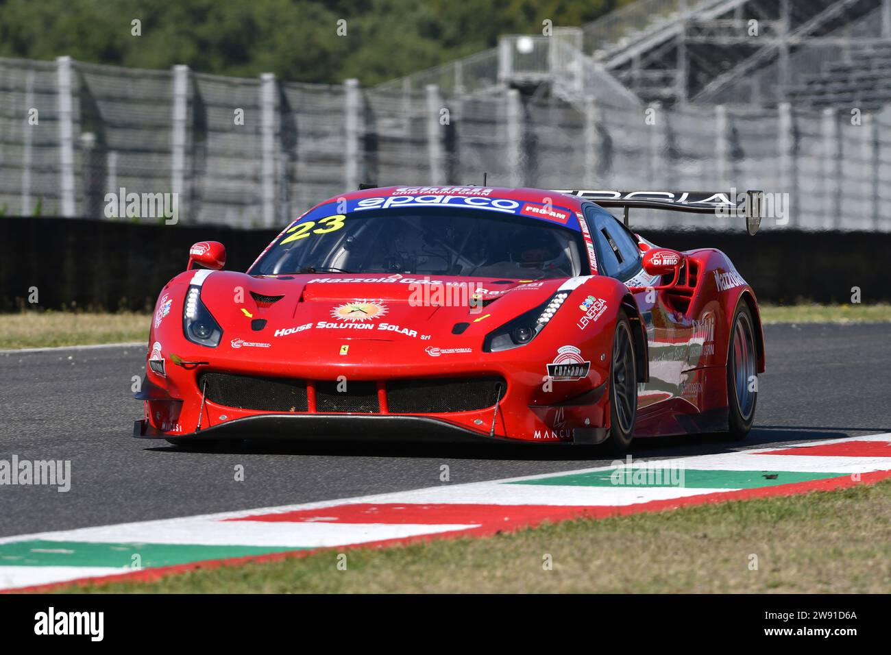 Scarperia, 29 September 2023: Ferrari 488 of team Best Lap drive by ...