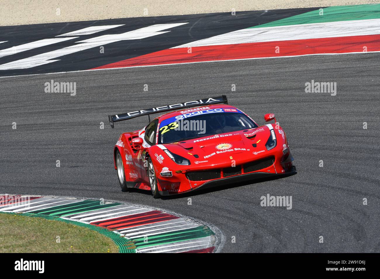 Scarperia, 29 September 2023: Ferrari 488 of team Best Lap drive by ...