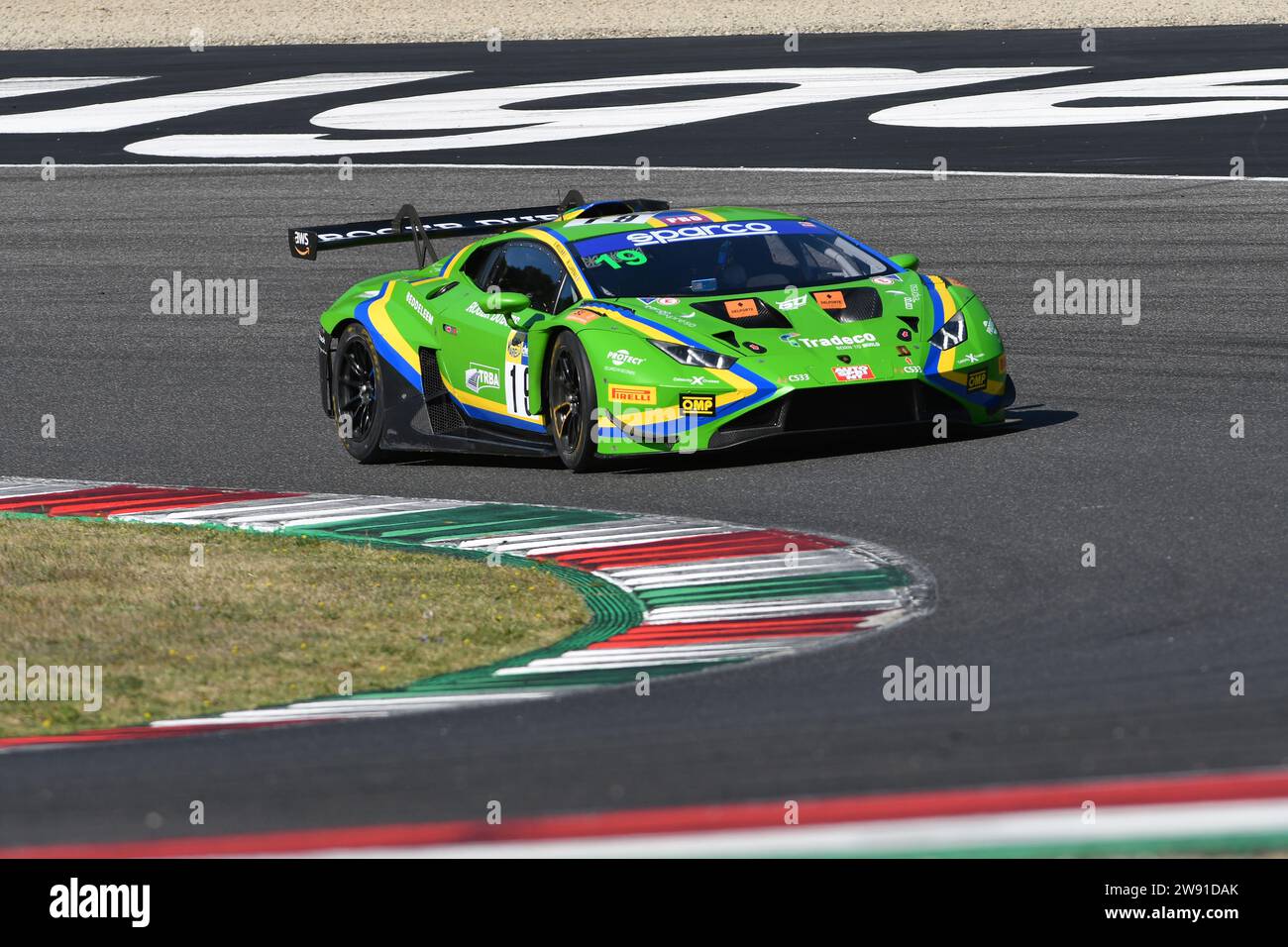 Scarperia, 29 September 2023: Lamborghini Huracan Evo 2 of team Vsr ...