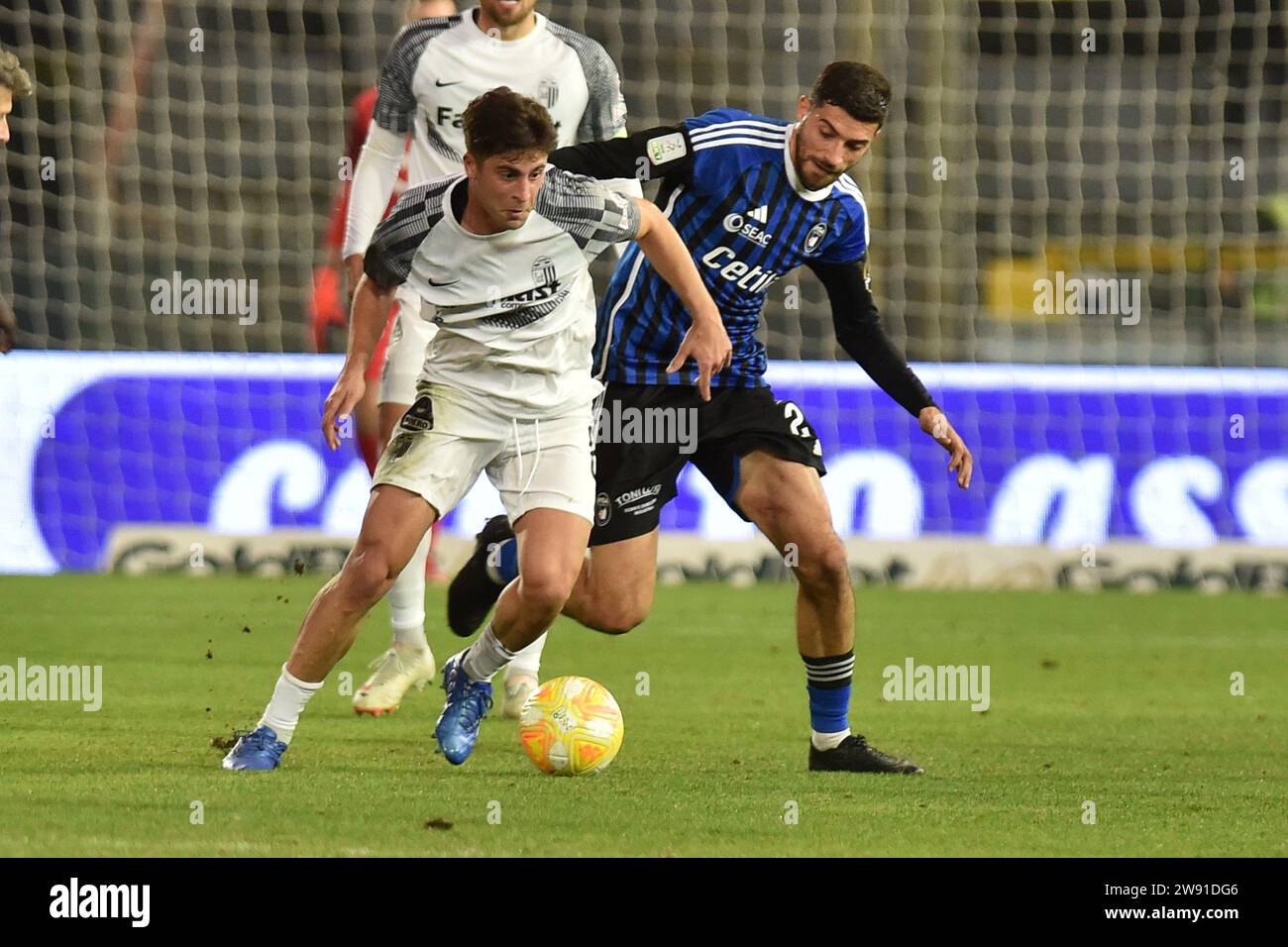 Pisa, Italy. 23rd Dec, 2023. Samuel Giovane (Ascoli) Mattia Valoti ...