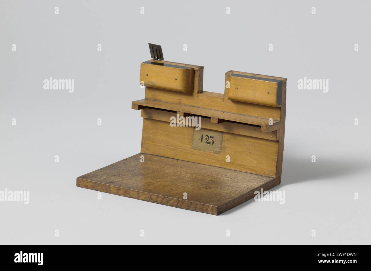 Model of A Ship's Rail with Armor Plating, Rijkswerf Vlissingen, 1858 ...