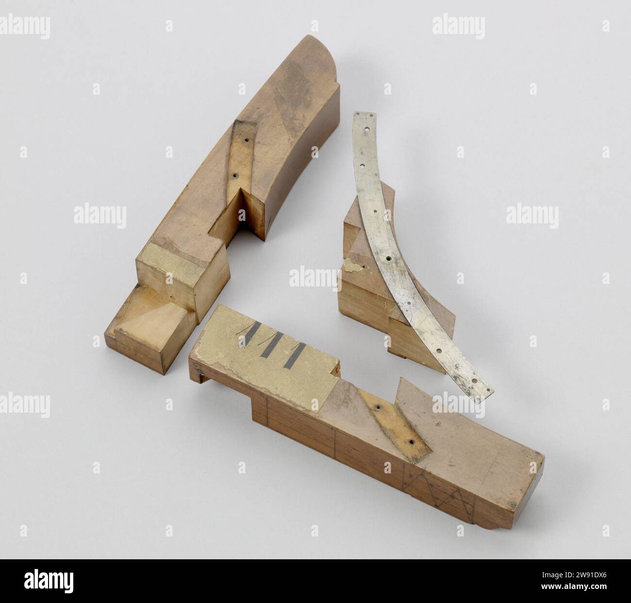 Model of a Hanging Knee, anonymous, c. 1812 demonstration model ...