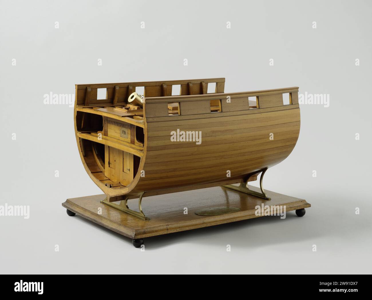 Model of the Mortar Bed of a Bomb demolition, Rijkswerf Rotterdam, c ...