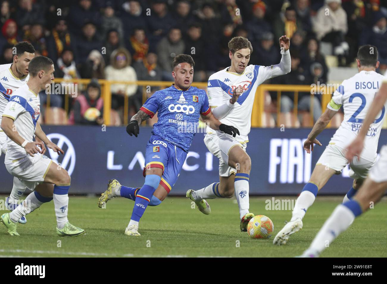 Catanzaro, Italy. 23rd Dec, 2023. Luca Andrea(Catanzaro) in action ...