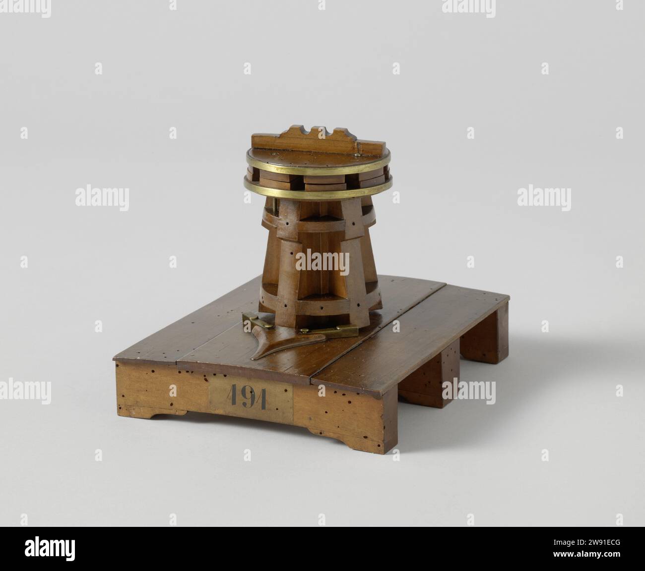 Model of a Capstan, anonymous, c. 1750 - c. 1800 demonstration model ...