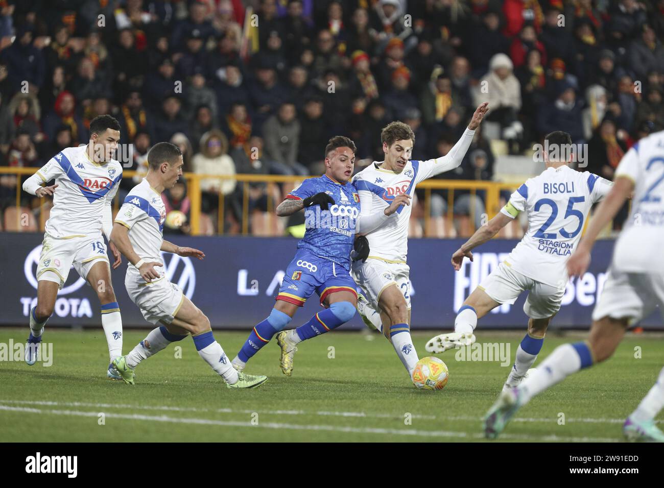 Catanzaro, Italy. 23rd Dec, 2023. Luca Andrea(Catanzaro) in action ...