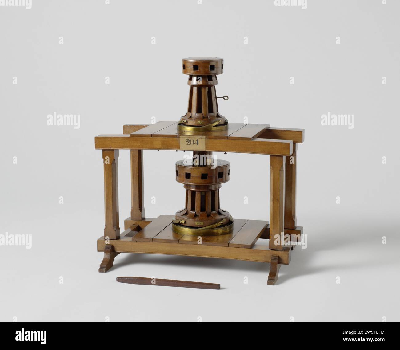 Model of A Double Capstan, Rijkswerf Vlissingen (Possible), c. 1821 ...