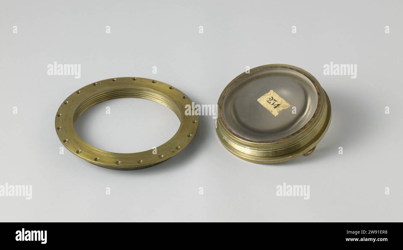 Deck Light, anonymous, c. 1820 - c. 1850 portlight Round patent glass ...