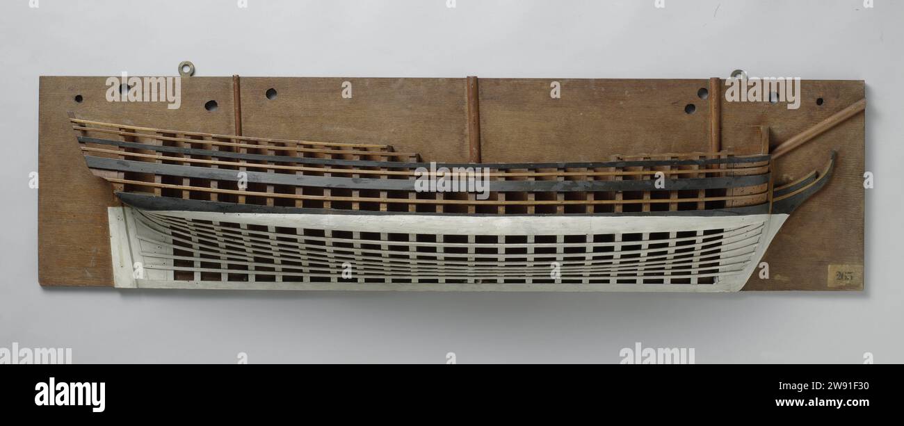 Half Model of a 60-Gun Ship of the Line, anonymous, c. 1780 - c. 1820 ...