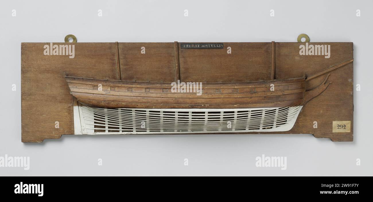 Half Model of a 36-Gun Frigate, anonymous, c. 1780 - c. 1825 ship model ...