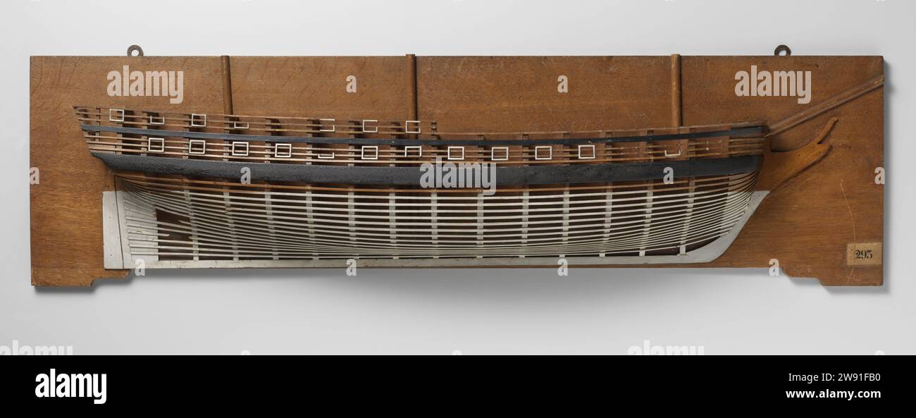 Half Model of a 44-Gun Frigate, anonymous, c. 1780 - c. 1825 ship model ...