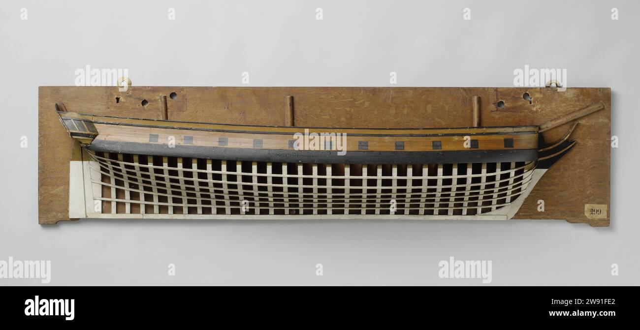Half Model of a 24-Gun Frigate, anonymous, c. 1790 - c. 1825 ship model ...