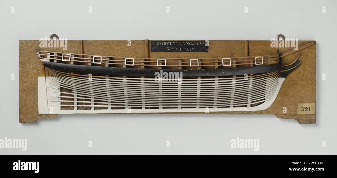 Half Model of a 14-Gun Sloop of War, anonymous, c. 1780 - c. 1820 ship ...