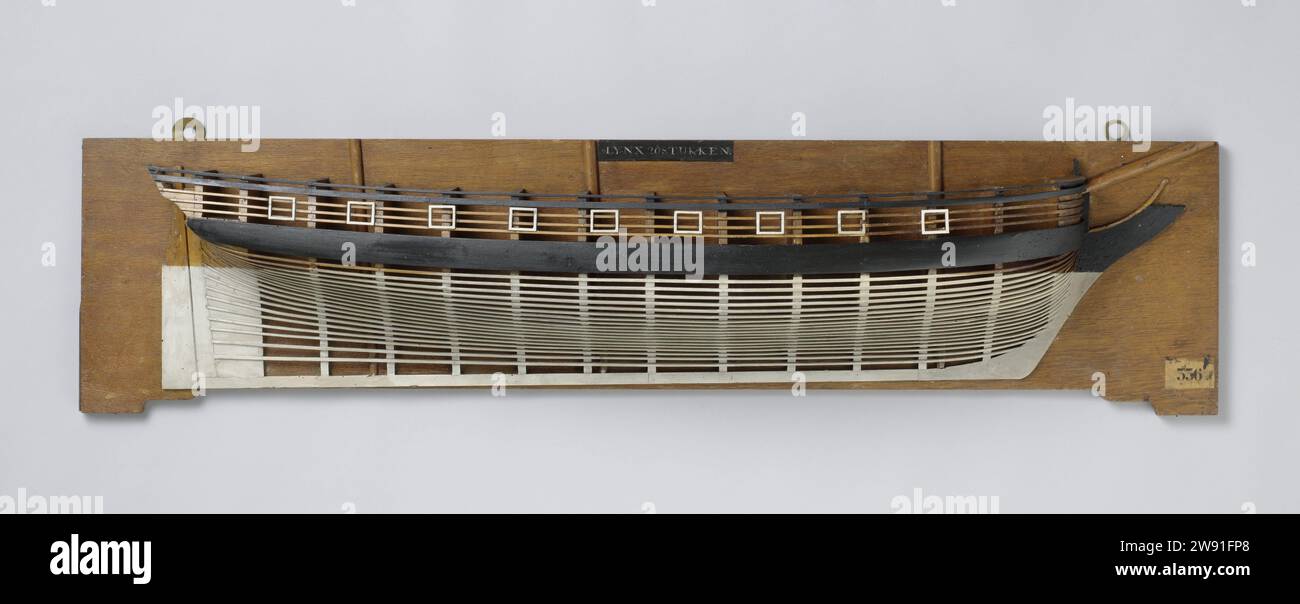 Half Model of an 18-Gun Sloop of War, anonymous, c. 1806 ship model ...