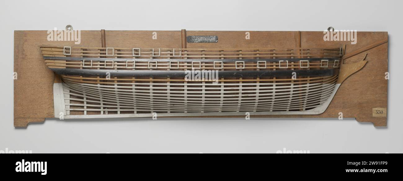 Half Model of a 32-Gun Sloop of War, anonymous, c. 1830 ship model ...