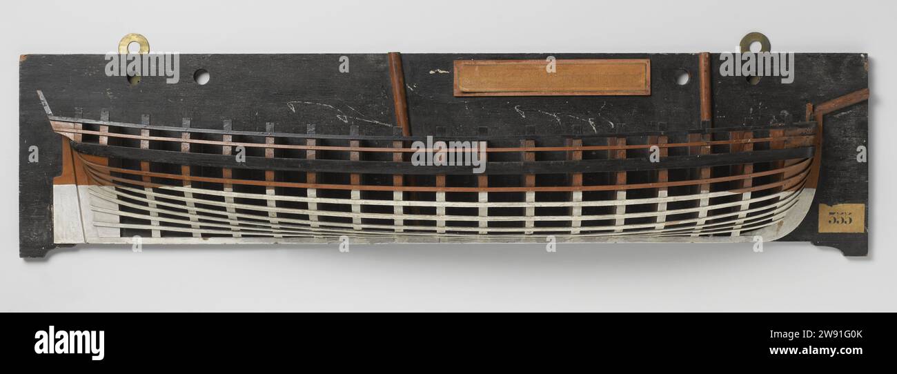 Half Model of a 14-Gun Brig, anonymous, c. 1780 - c. 1820 ship model ...