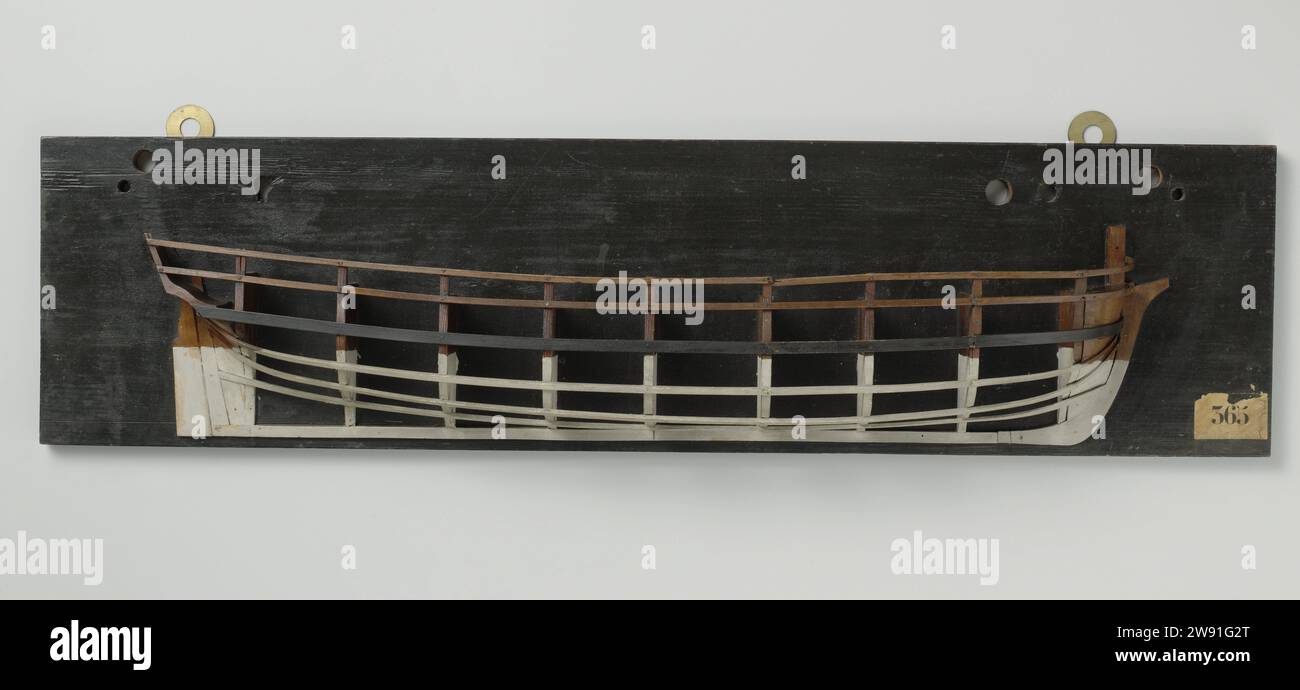 Half Model of a 14-Gun Brig, anonymous, c. 1804 ship model. half model ...