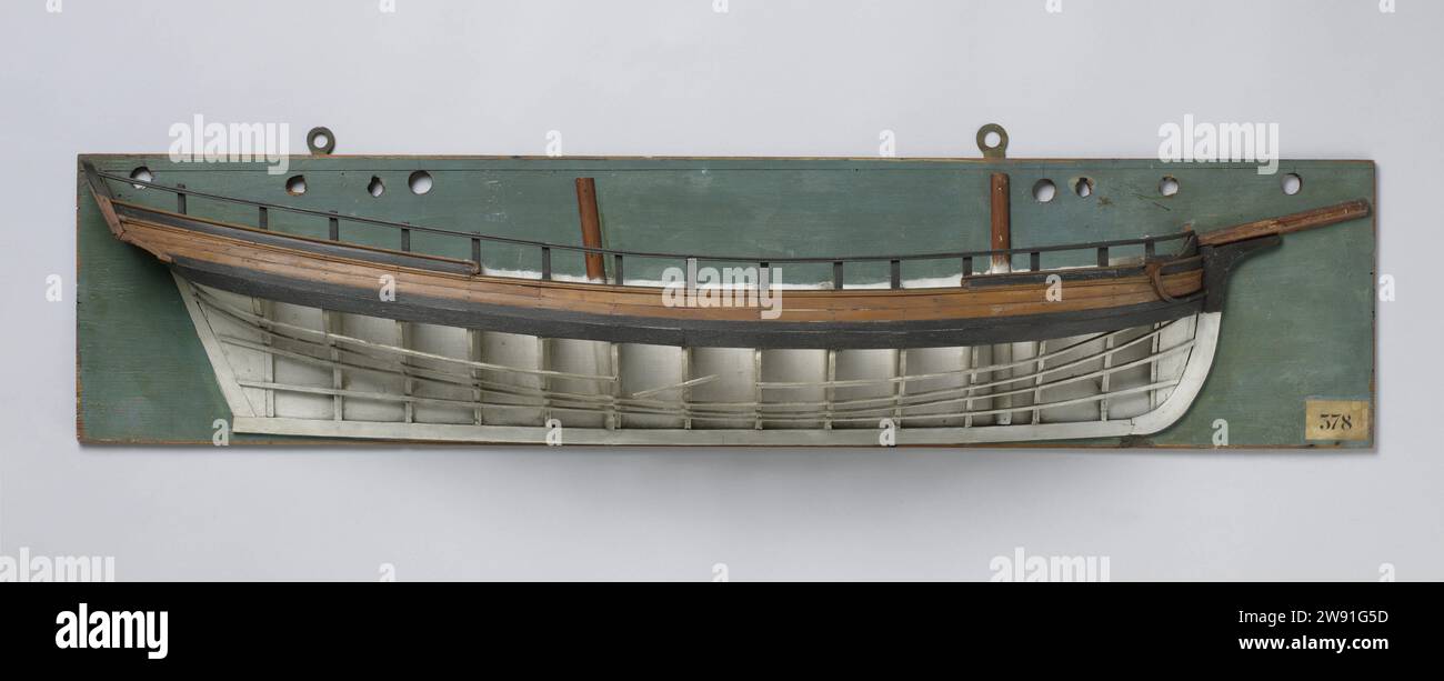 Half Model of an 8-Gun Brig, anonymous, c. 1780 - c. 1820 ship model ...