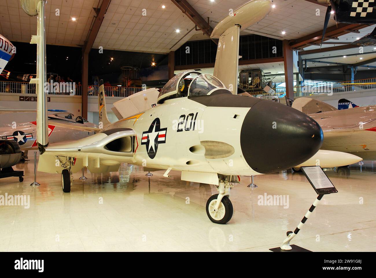 F2H4 Banshee on display at the National Museum of Naval Aviation ...