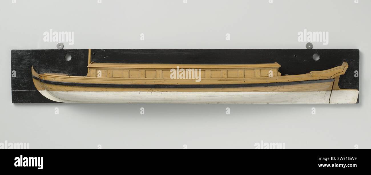 Half Model of a Tow Yacht, anonymous, 1750 - 1850 ship model. half ...