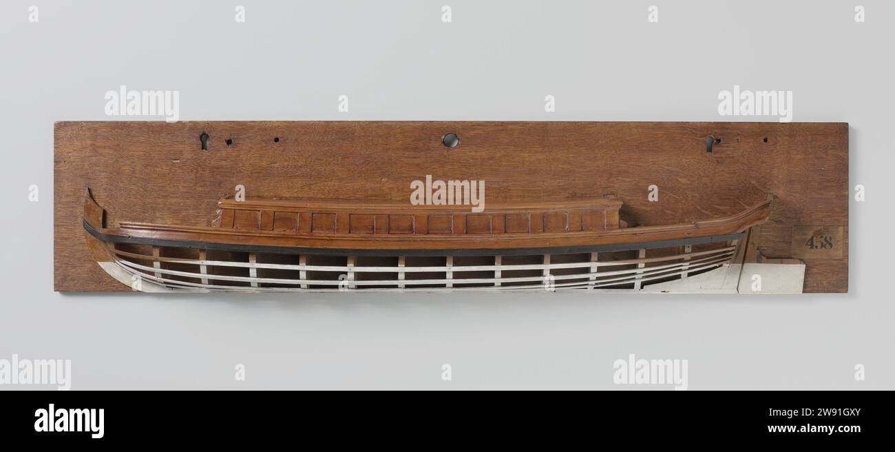 Half Model of a Tow Yacht, anonymous, 1750 - 1850 ship model. half ...