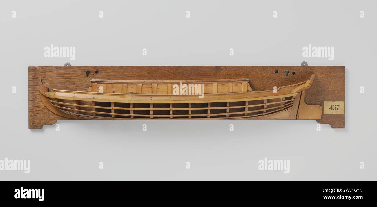 Half Model of a Tow Yacht, anonymous, 1750 - 1850 ship model. half ...