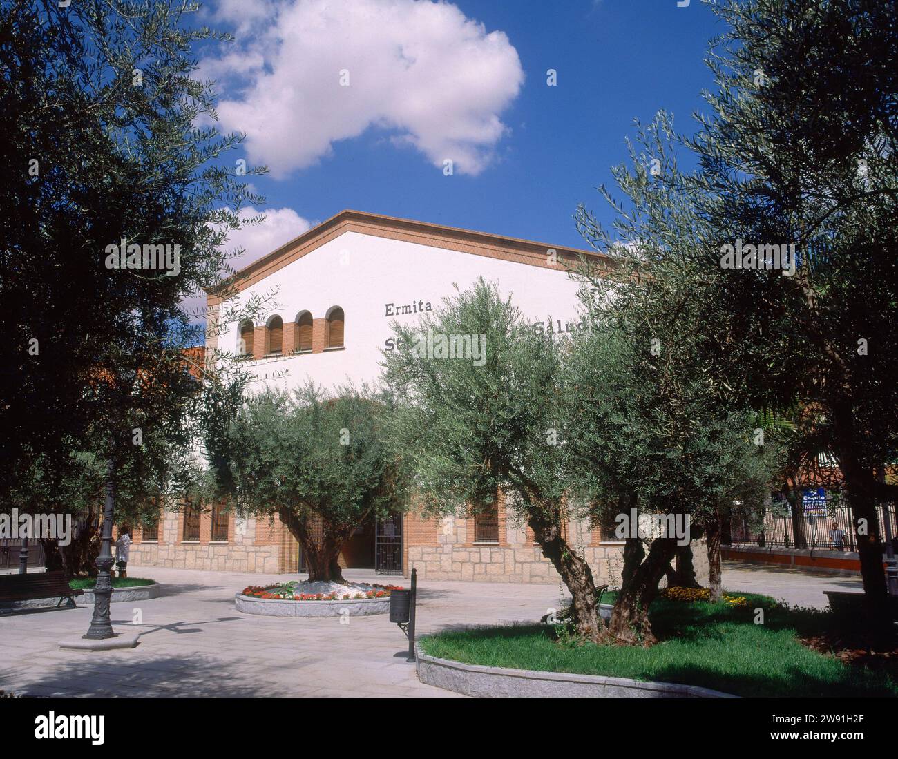 VISTA SESGADA DE LA FACHADA DE LA ERMITA. Location: ERMITA CRISTO DE LA ...