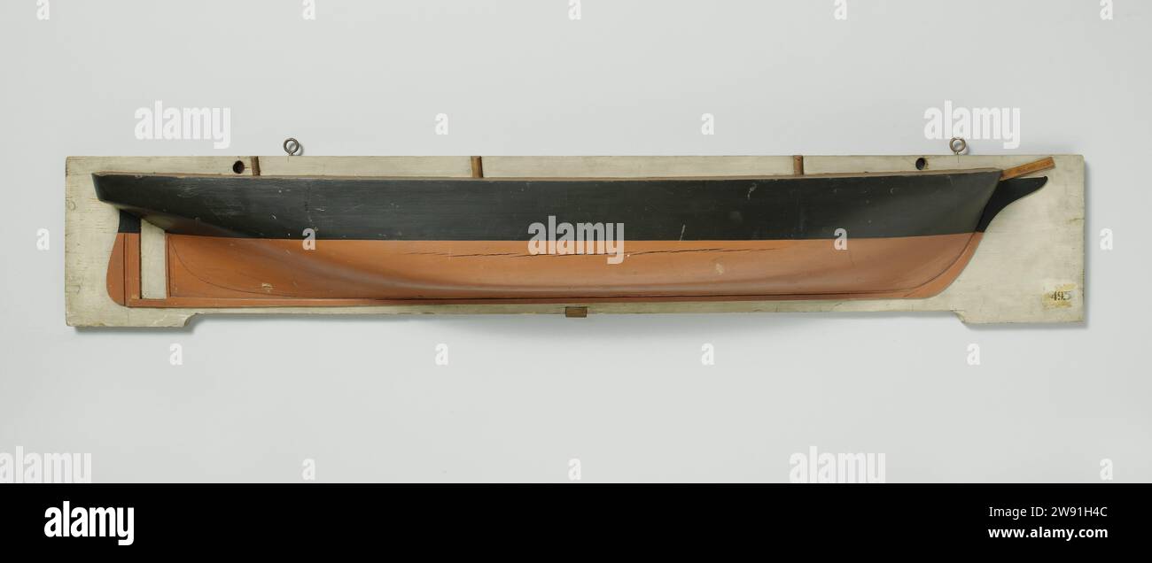 Half Model of A Screw Steamer, Rijkswerf Amsterdam (attributed to ...