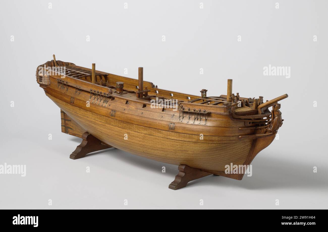Model of an East Indiaman, anonymous, c. 1740 - c. 1750 ship model ...