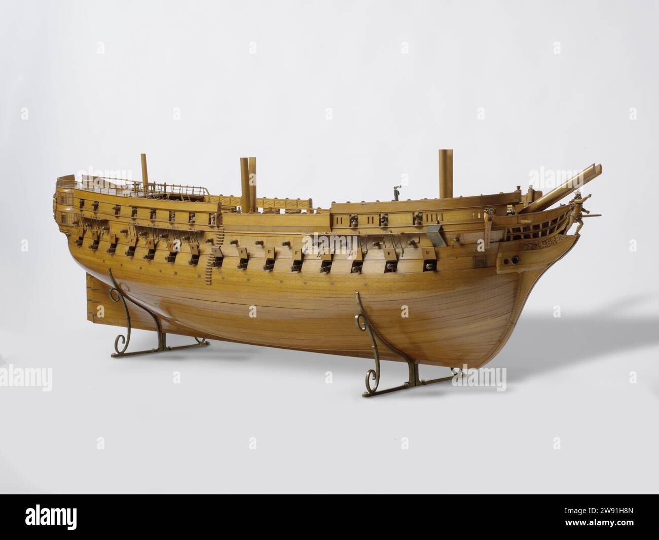 Model of the 84 -Gun Ship of the Line Neptunus, Rijkswerf Rotterdam ...