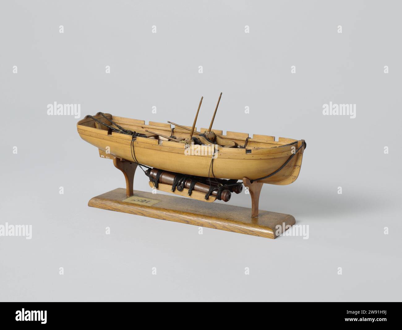 Model of An Armed Longboat, Rijkswerf Vlissingen, 1853 ship model ...