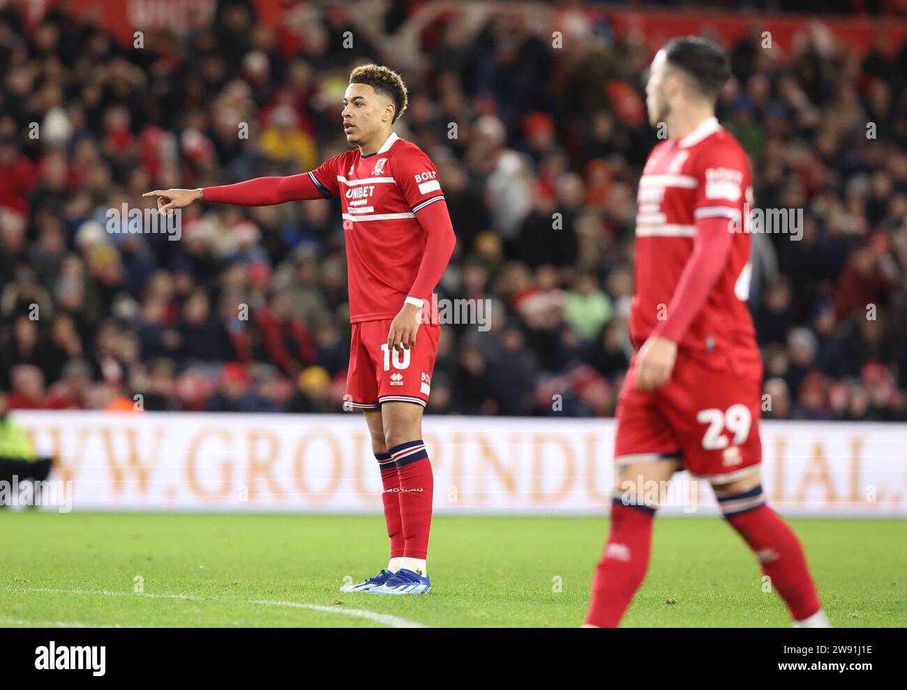 Morgan Rogers of Middlesbrough during the Sky Bet Championship match ...