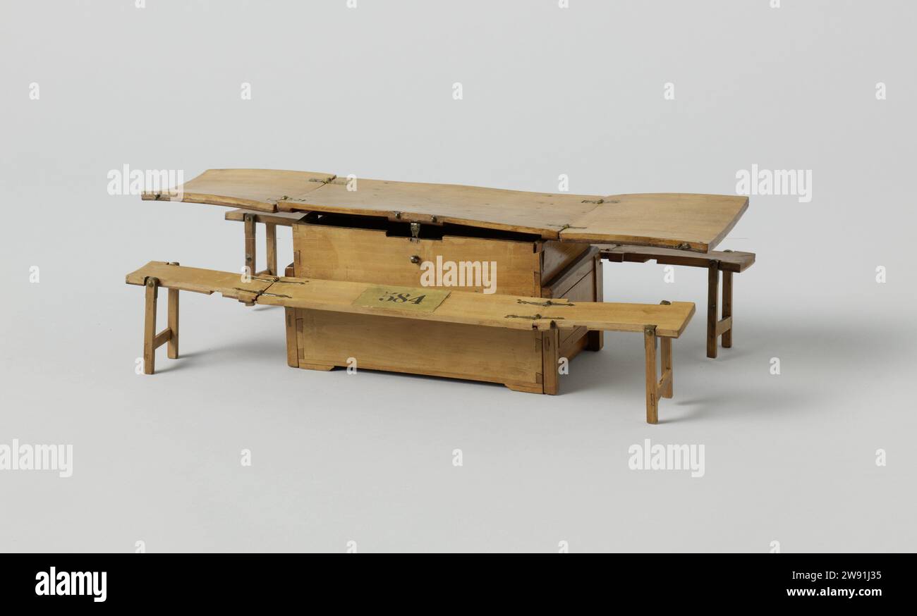Model of a Mess Table, Monogrammist DW (modelmaker), 1817 presentation ...