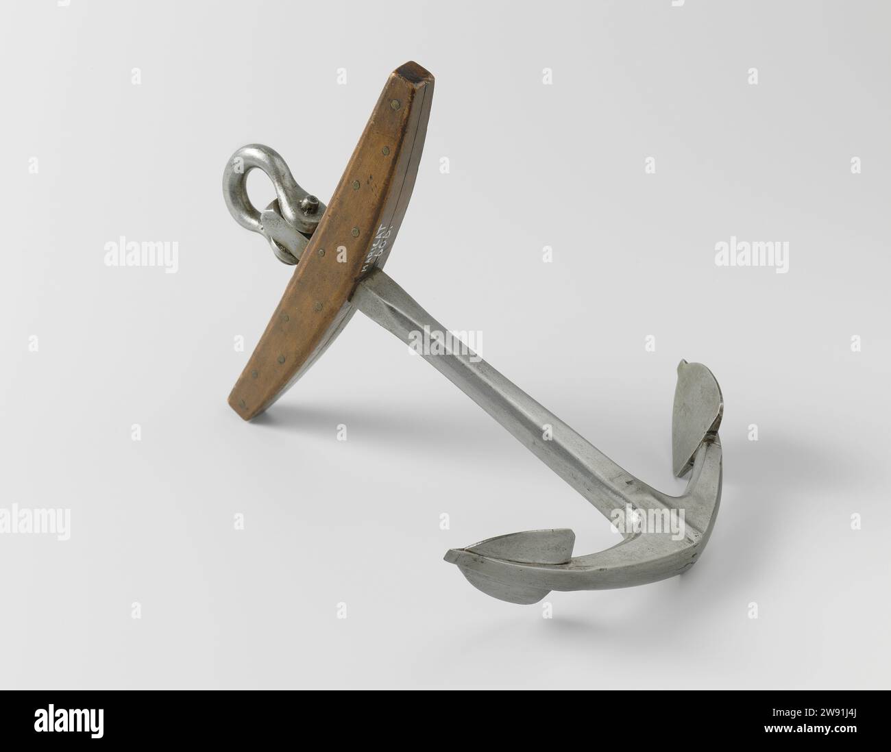 Model of an Anchor, anonymous, 1850 instruction model Model of a chain ...