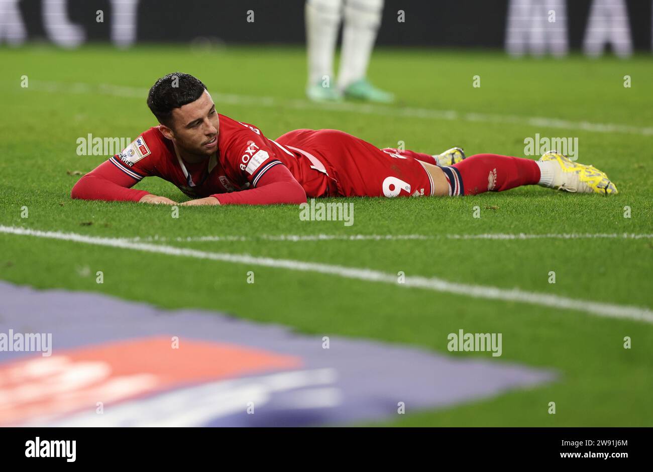 Sam Greenwood of Middlesbrough during the Sky Bet Championship match ...