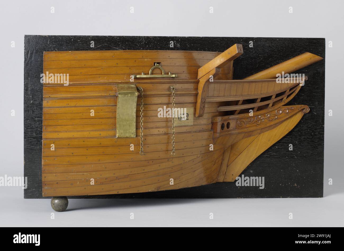 Model of Anchor Release, Rijkswerf Amsterdam, 1836 demonstration model ...