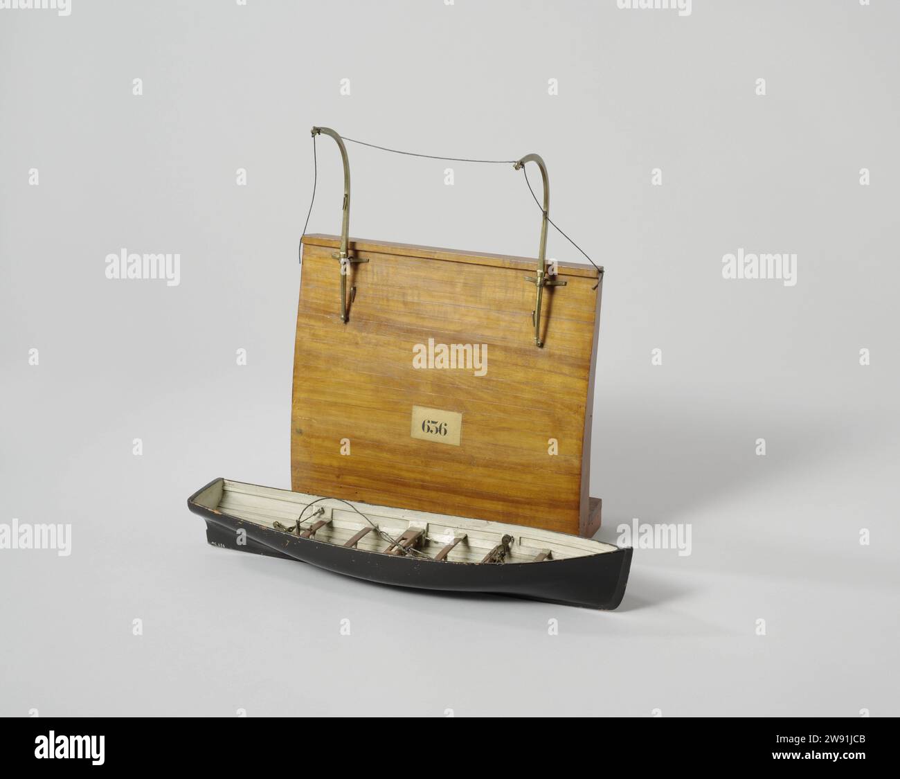 Model of A Lifeboat Release, Rijkswerf Vlissingen (Possible), 1857 - c ...