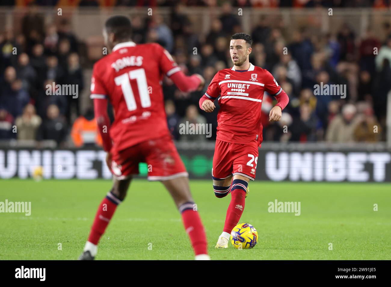 Sam Greenwood of Middlesbrough during the Sky Bet Championship match ...