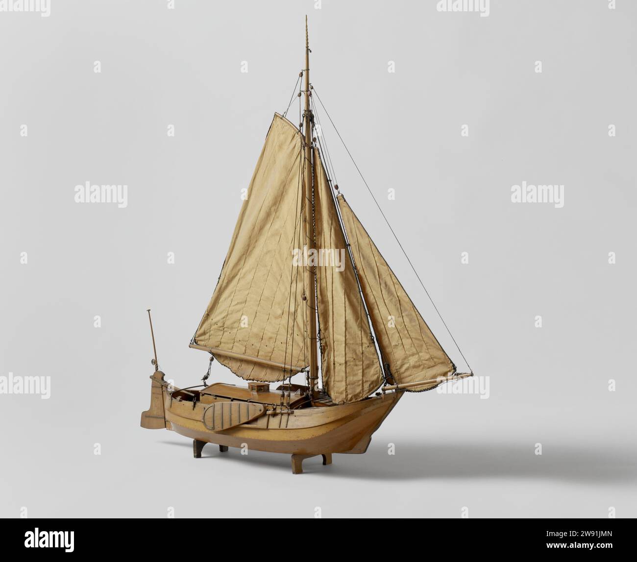 Model of a Hengst, anonymous, 1819 ship model. fully rigged model. show ...