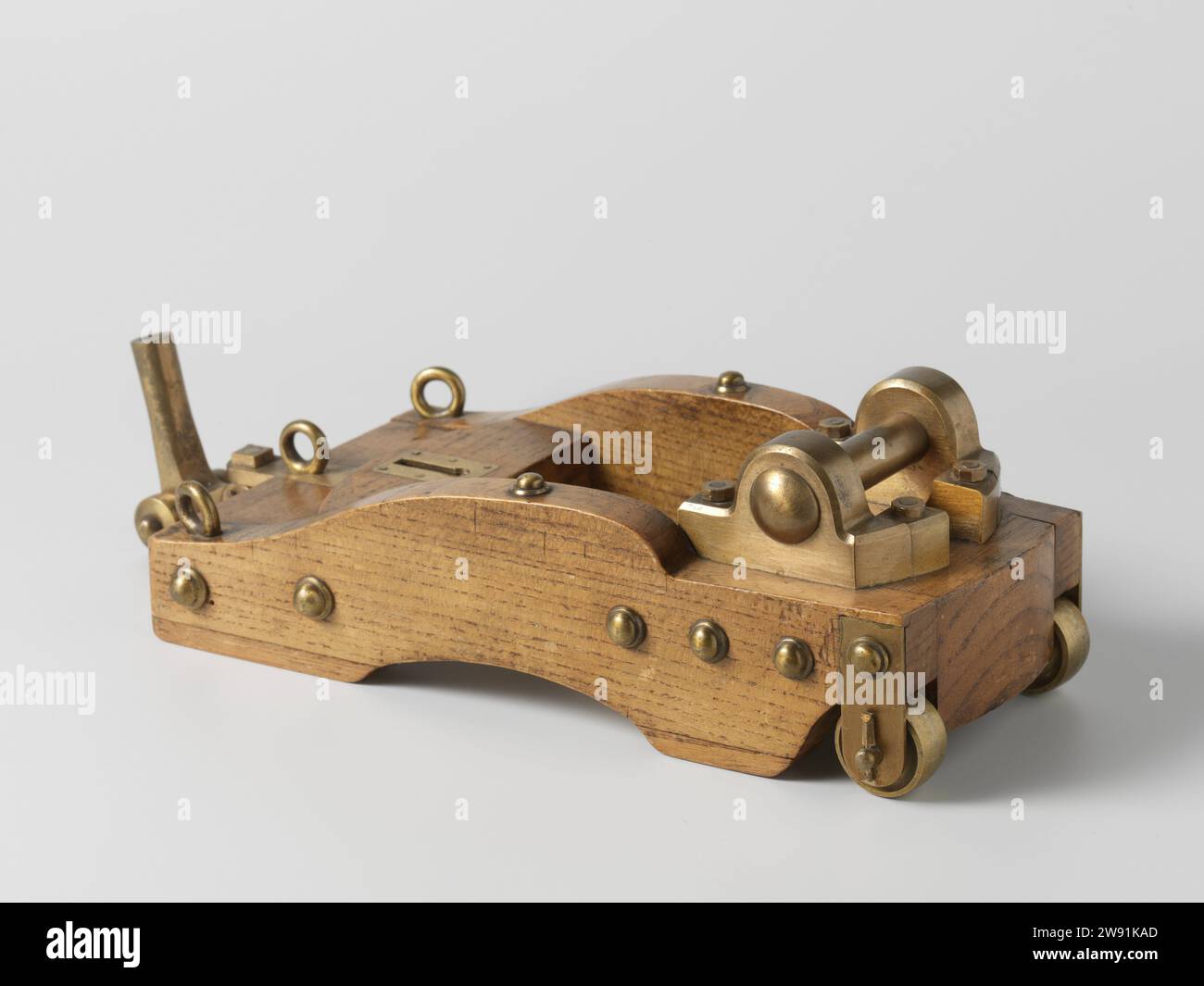 Model of A Carriage For A 36-Pounder Carronade, Rijkswerf Amsterdam ...