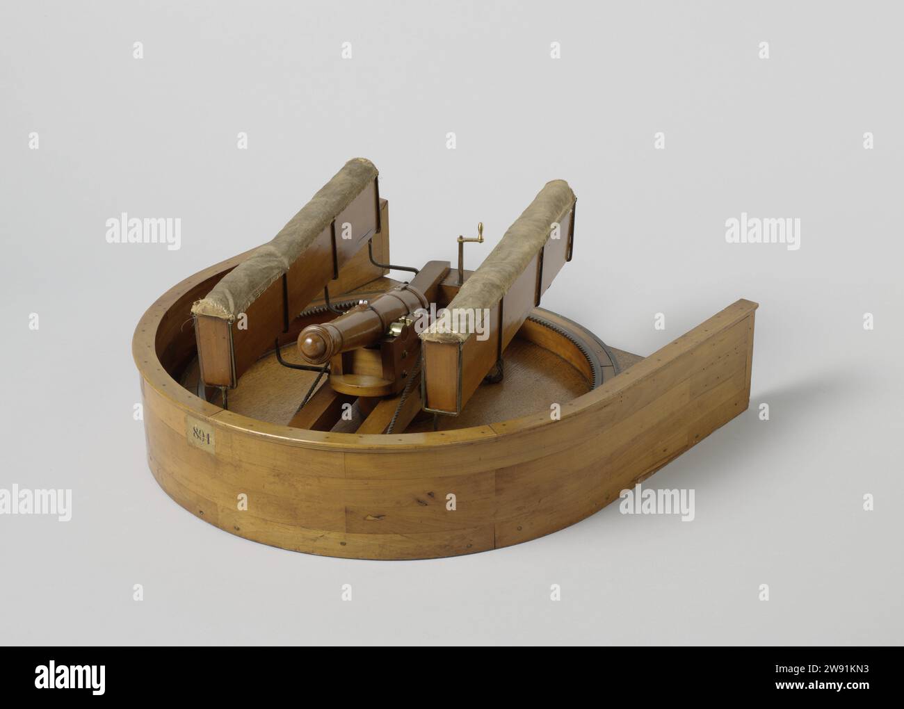 Model of a 30-Pounder Gun on a Pivot, anonymous, 1834 demonstration ...