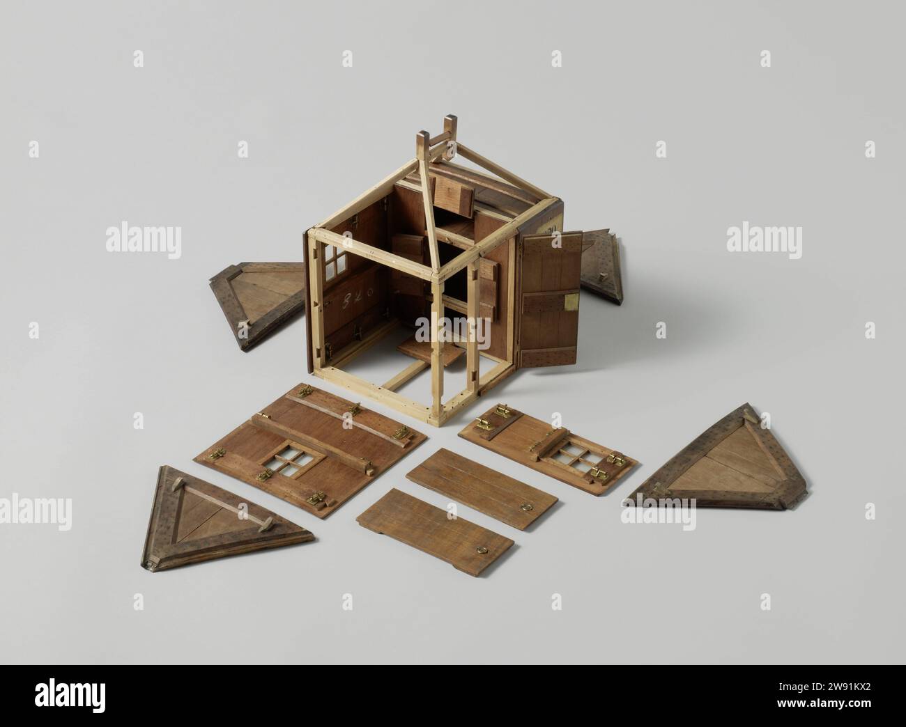 Model of a Cabin for Telegraph Personnel, anonymous, 1803 demonstration ...