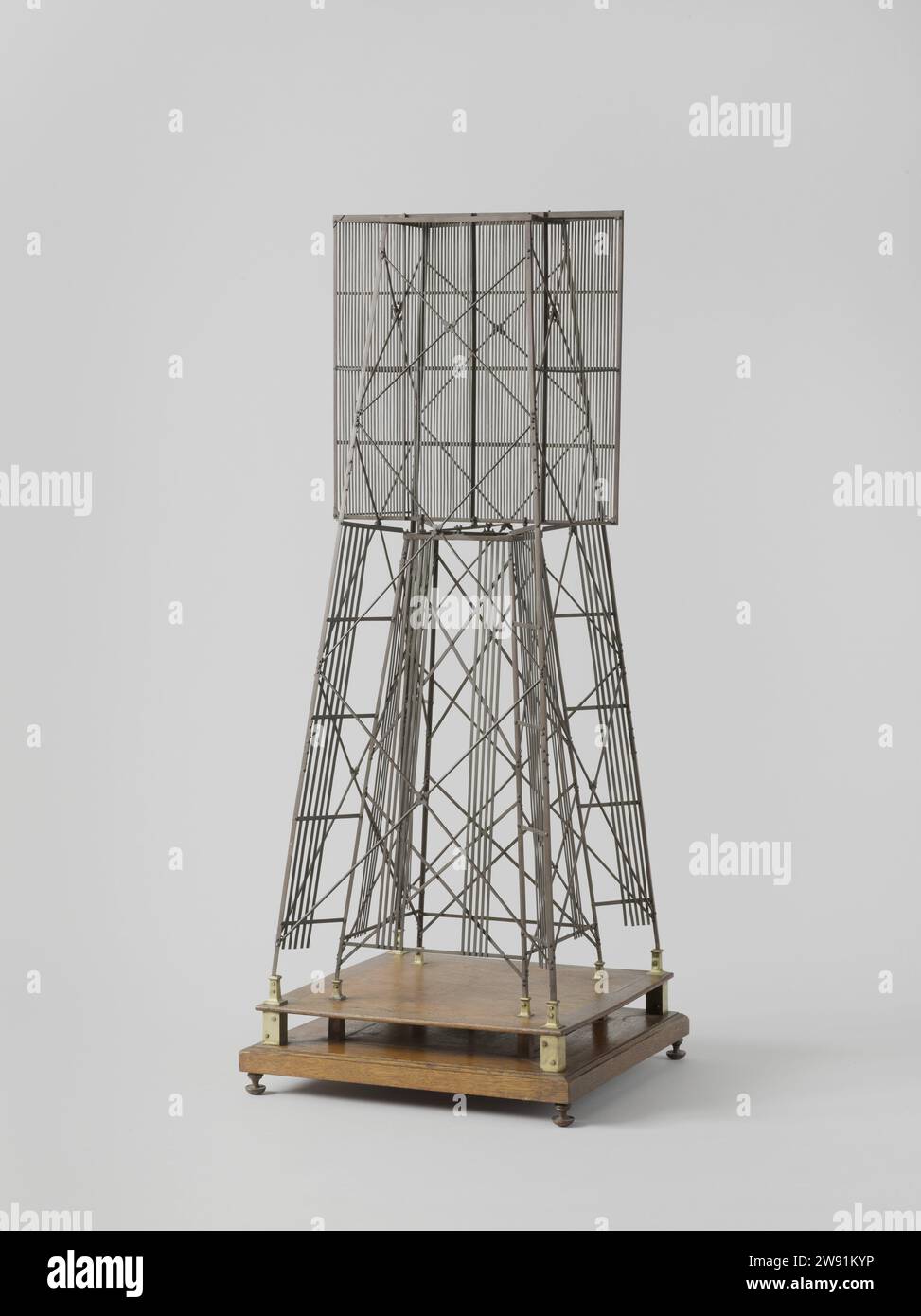 Model of A Land Beacon, Rijkswerf Vlissingen, 1855 demonstration model ...
