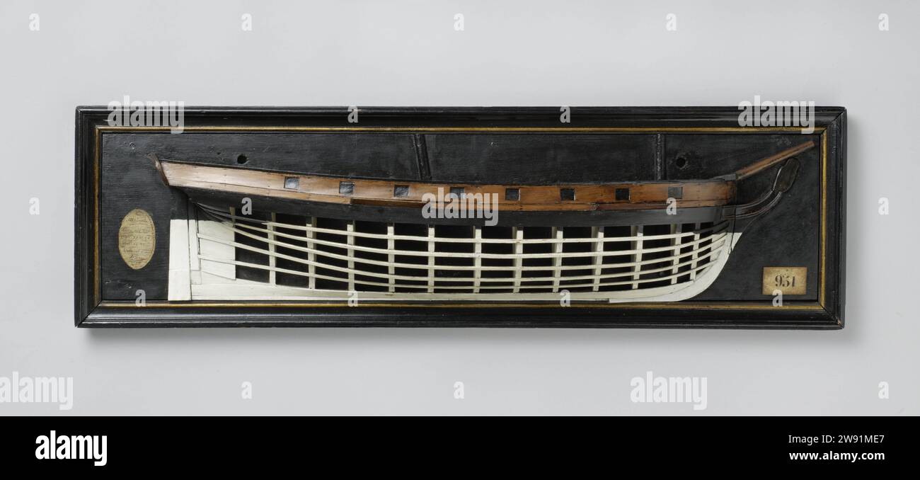 Half Model of A 16-Gun Brig, Jochem Pietersz. Asmus, c. 1796 ship model ...