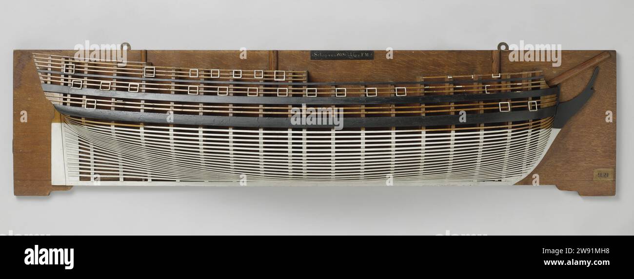 Half Model of an 80-Gun Ship of the Line, anonymous, c. 1780 - c. 1820 ...