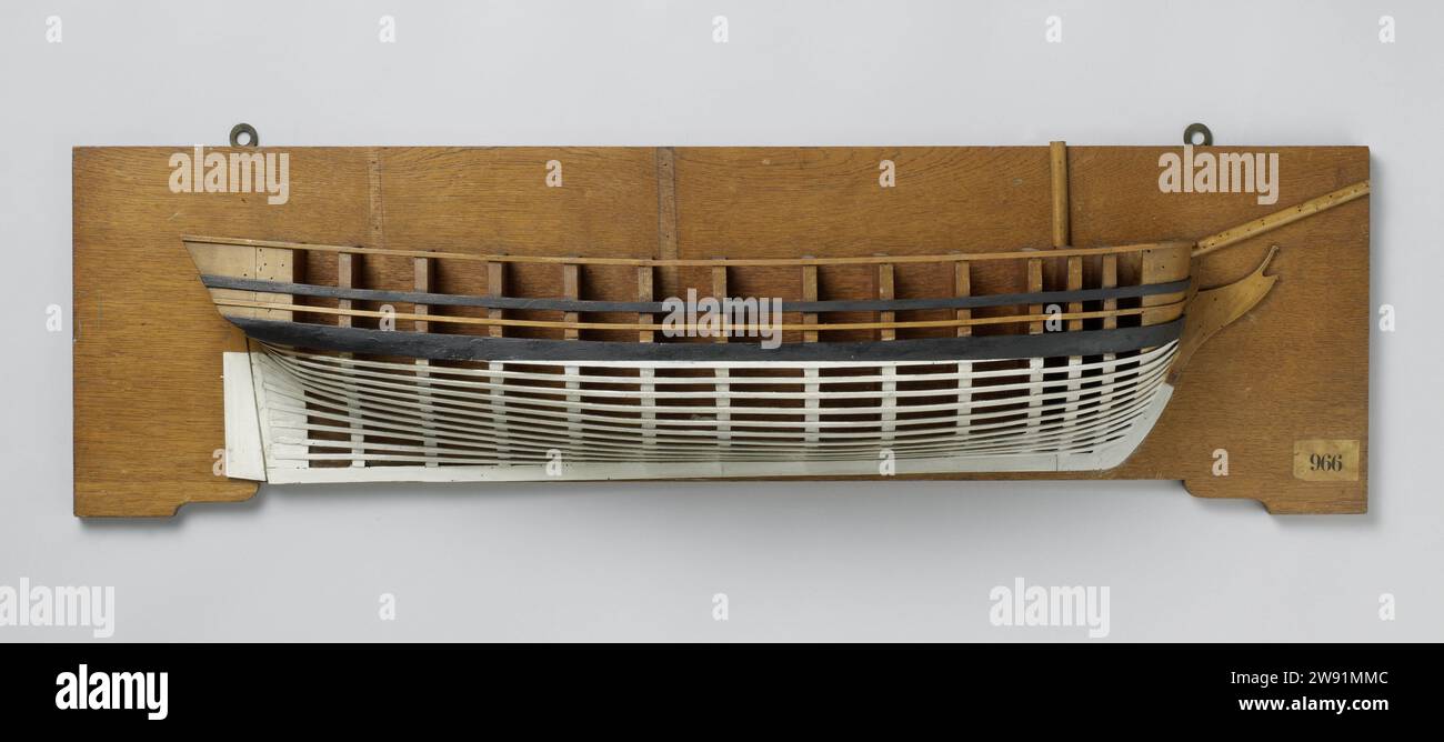 Half Model of a Sloop of War, anonymous, c. 1780 - c. 1820 builder's ...