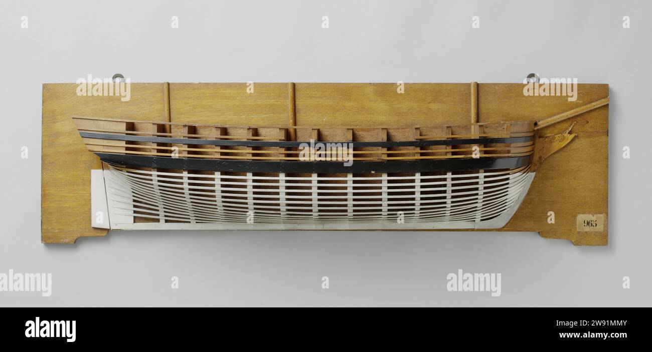 Half Model of a Merchant Frigate, H.W. van Hoboken (possibly), 1826 ...