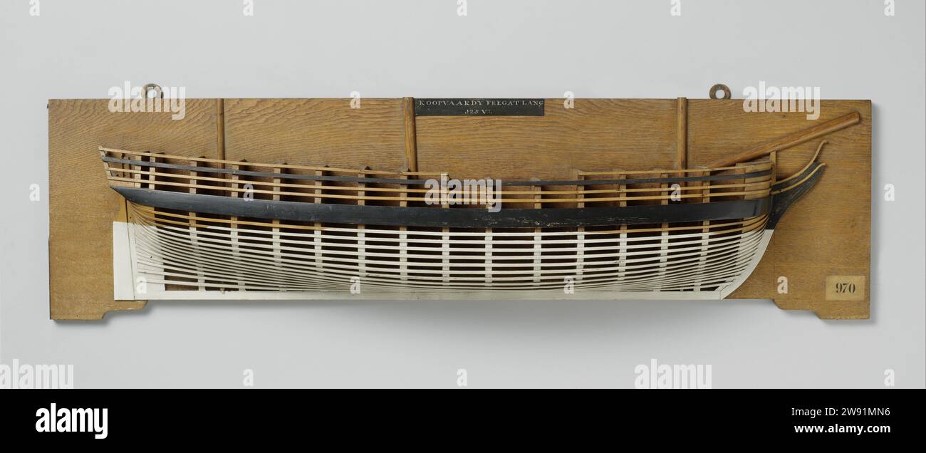 Half Model of a Merchantman, anonymous, c. 1780 - c. 1820 ship model ...